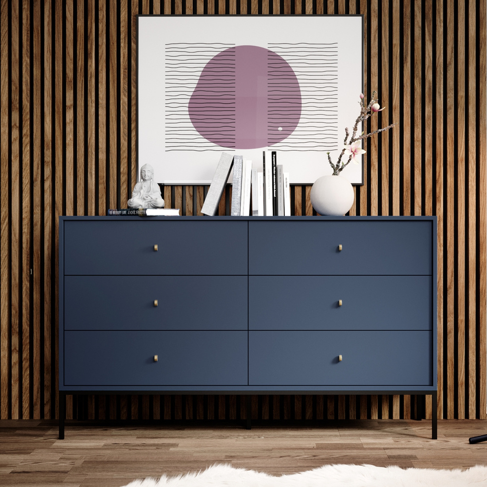 Byrå med 6 lådor MONO