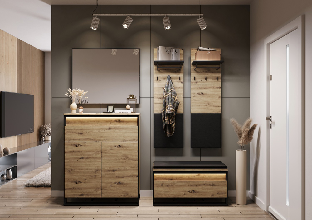 Skobänk med dyna 92 cm QUANT