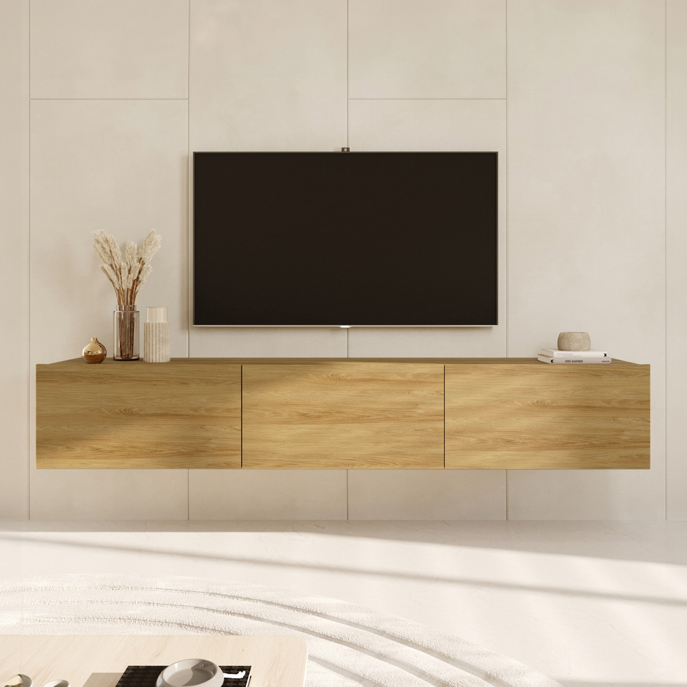 Vägghängd tv-bänk 180 cm DALLAS